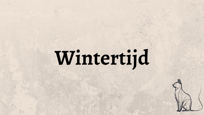 Tips bij het verzetten van de klok – Wintertijd – Kim's Katten Weetjes